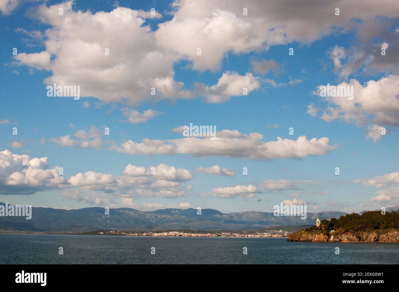 View of the city of Halkida in Greece Stock Photo - Alamy