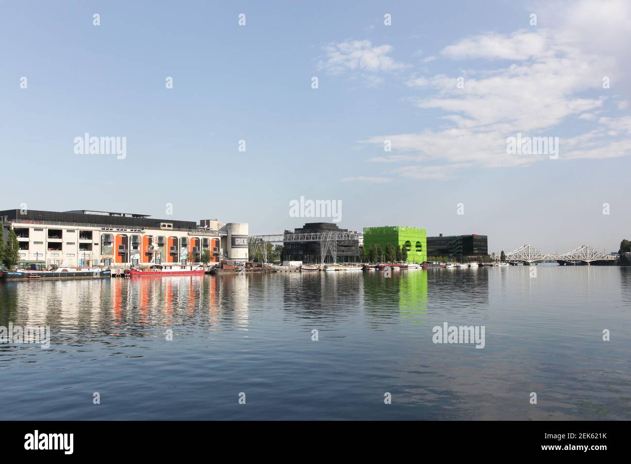 Lyon confluence harbor hi-res stock photography and images - Alamy