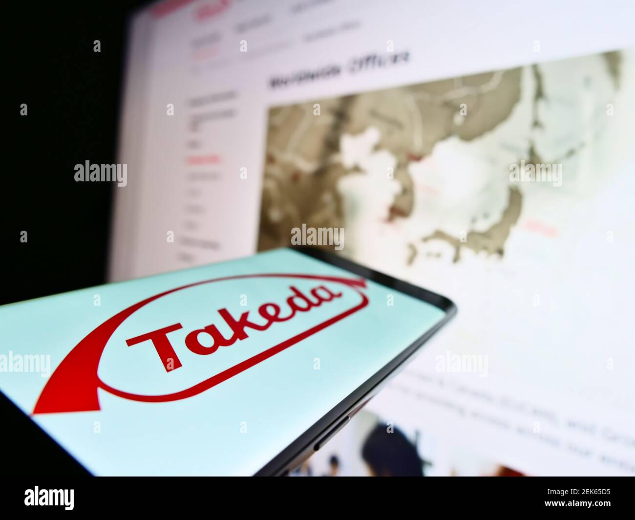 Japan screen map hi-res stock photography and images - Alamy
