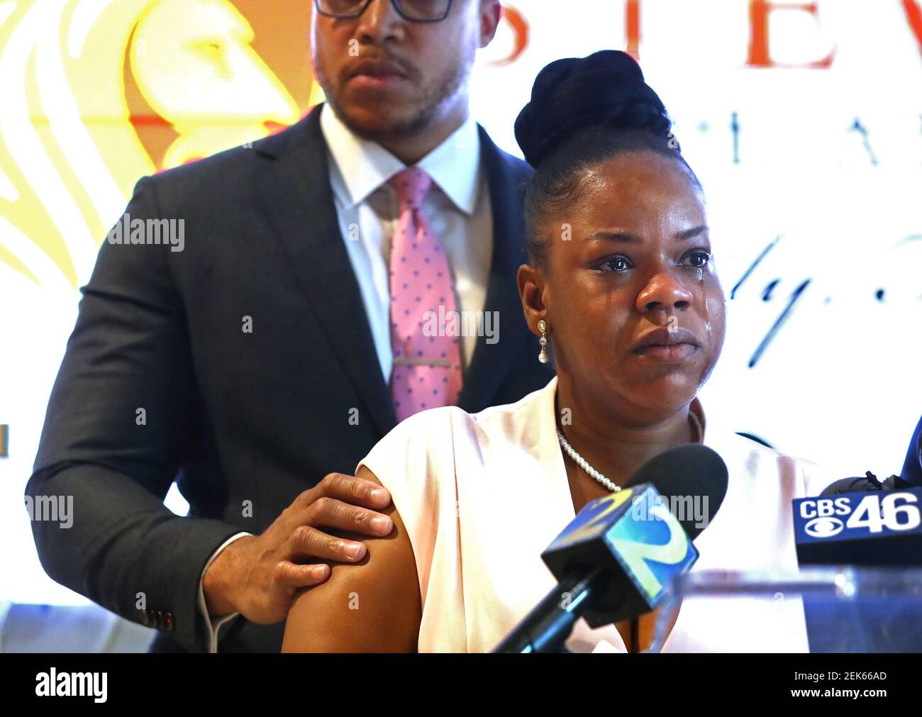 Rayshard Brooks' widow Tomika Miller is moved to tears after learning ...