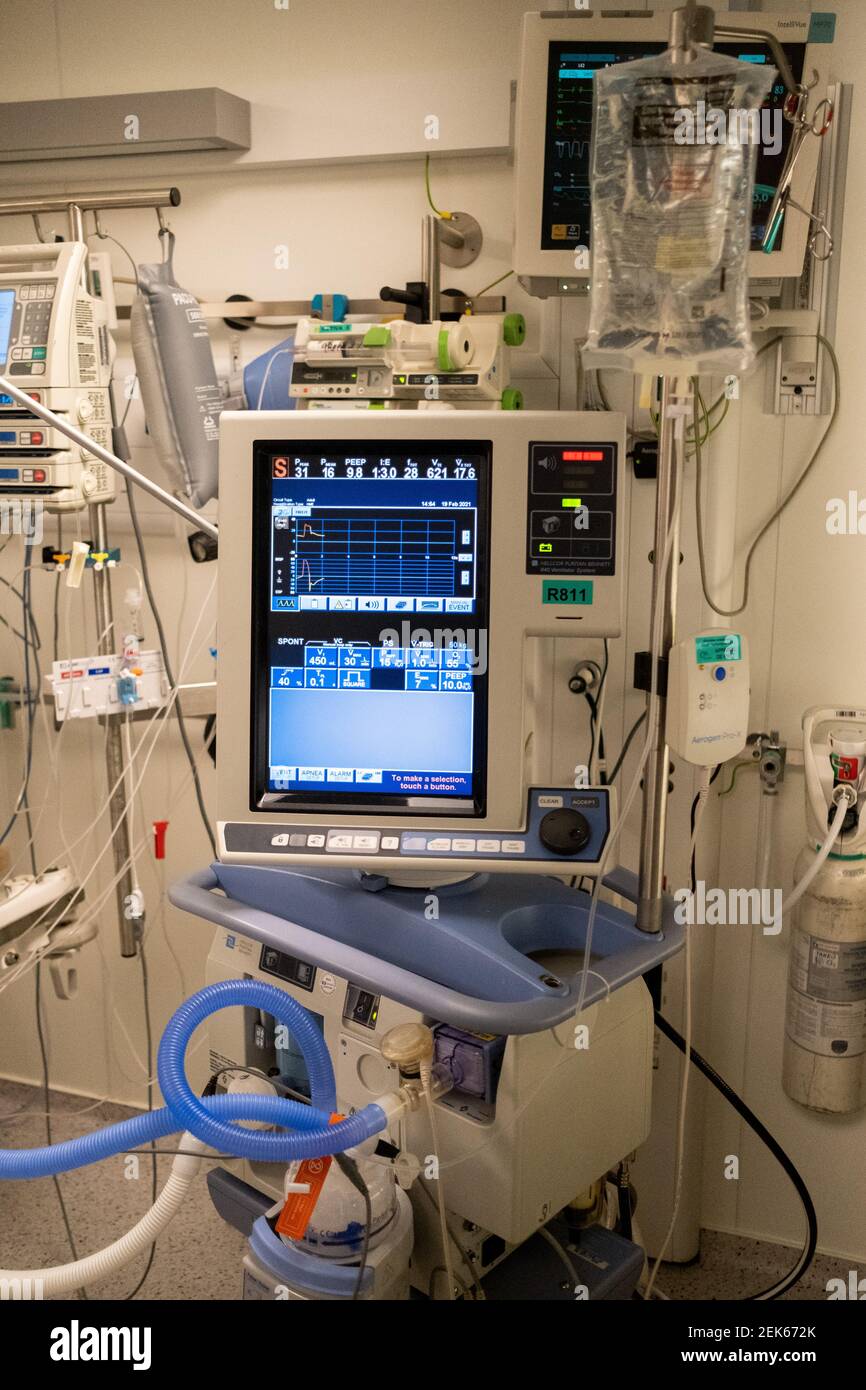 Report at the intensive care unit of the Liege hospital with patients ...