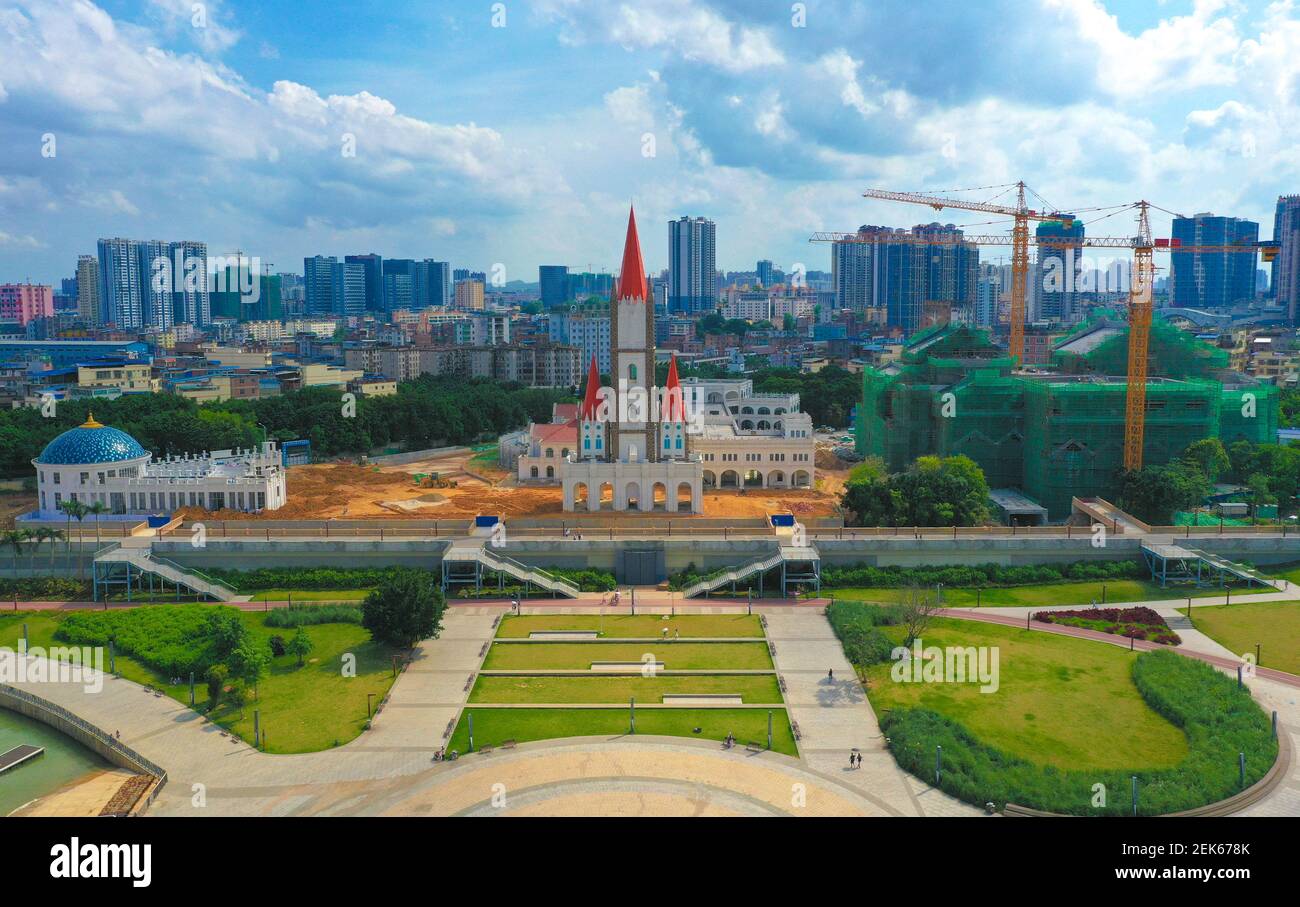 Recently, a gothic style church located in Tingzi dock along Yongjiang ...