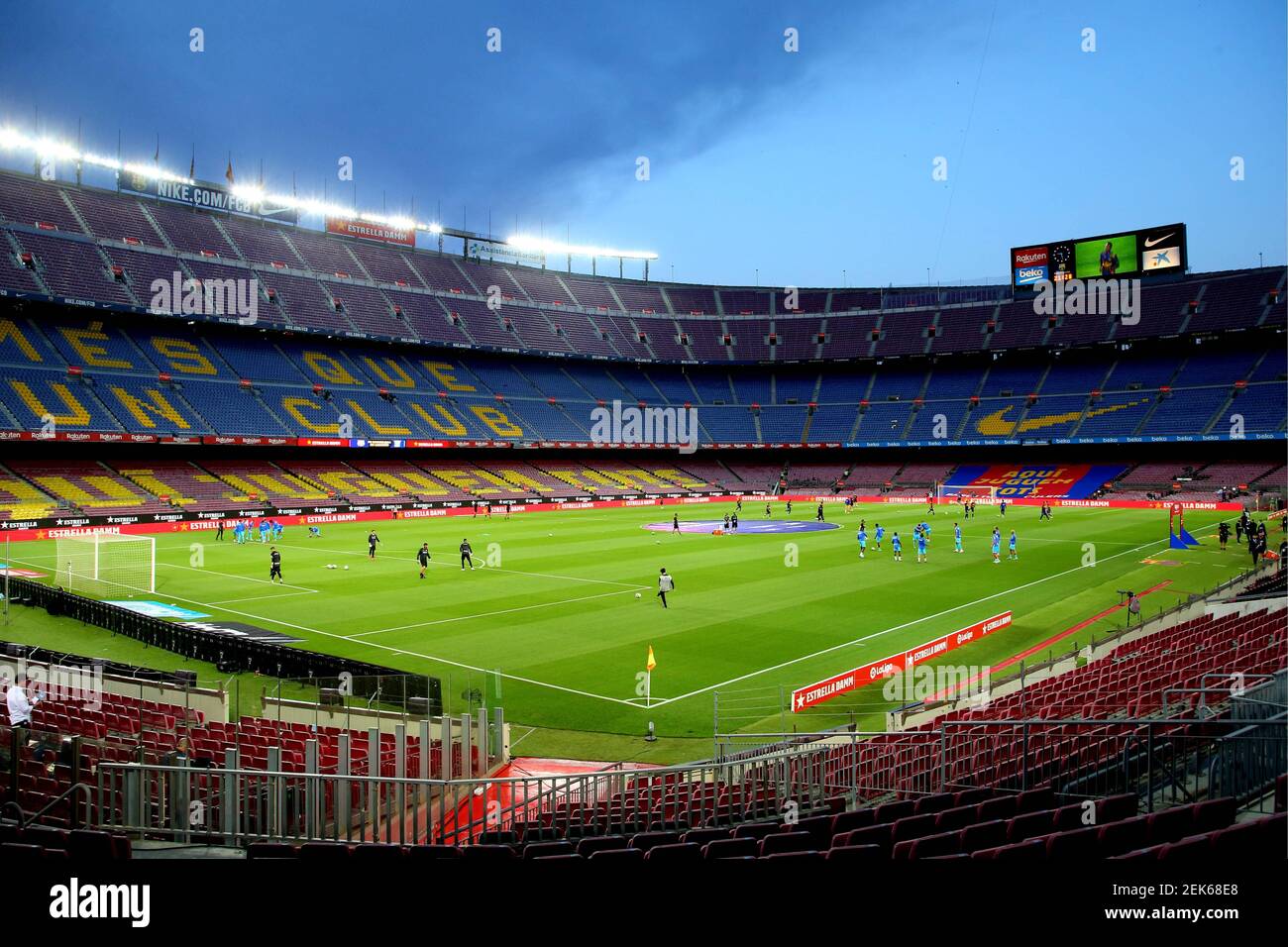 Empty camp nou High Resolution Stock Photography and Images - Alamy