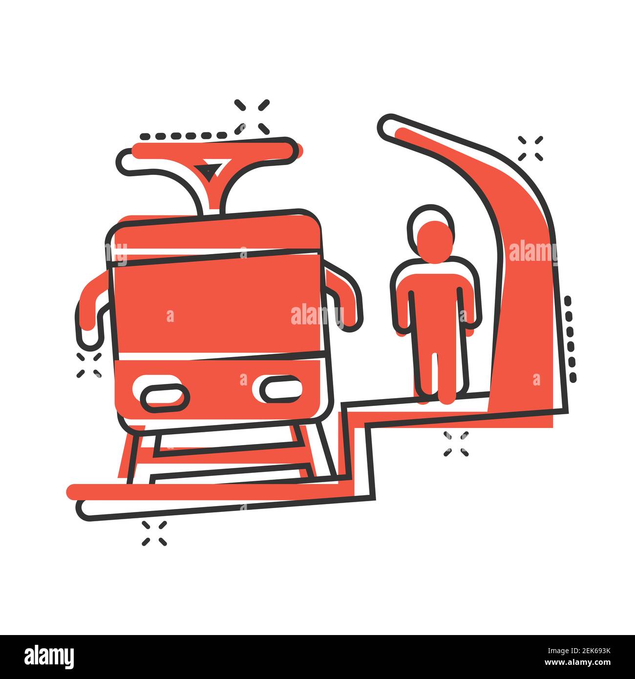 Cartoon train station hi-res stock photography and images - Alamy