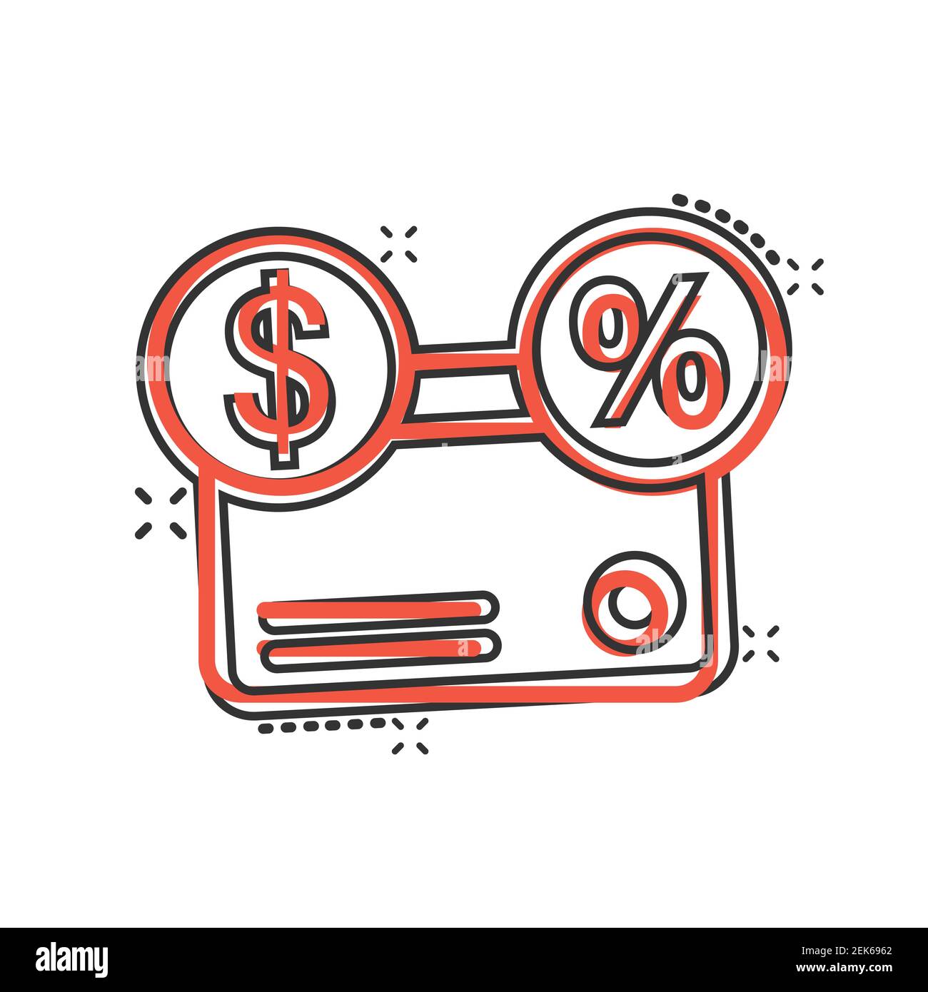 Credit card icon in comic style. Money payment cartoon vector ...