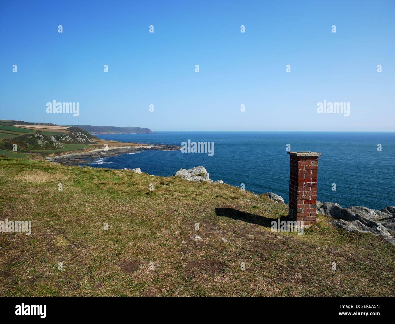 View east from Prawle Point, East Prawle, Devon Stock Photo - Alamy