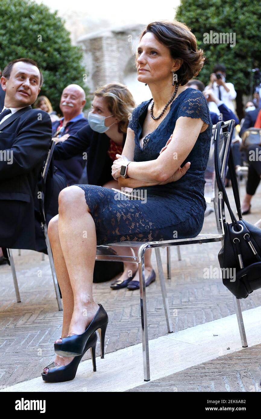 The minister of equal opportunities Elena Bonetti during the ...
