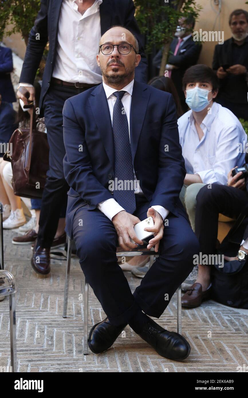 Senator Davide Faraone during the presentation of Matteo Renzi's book ...
