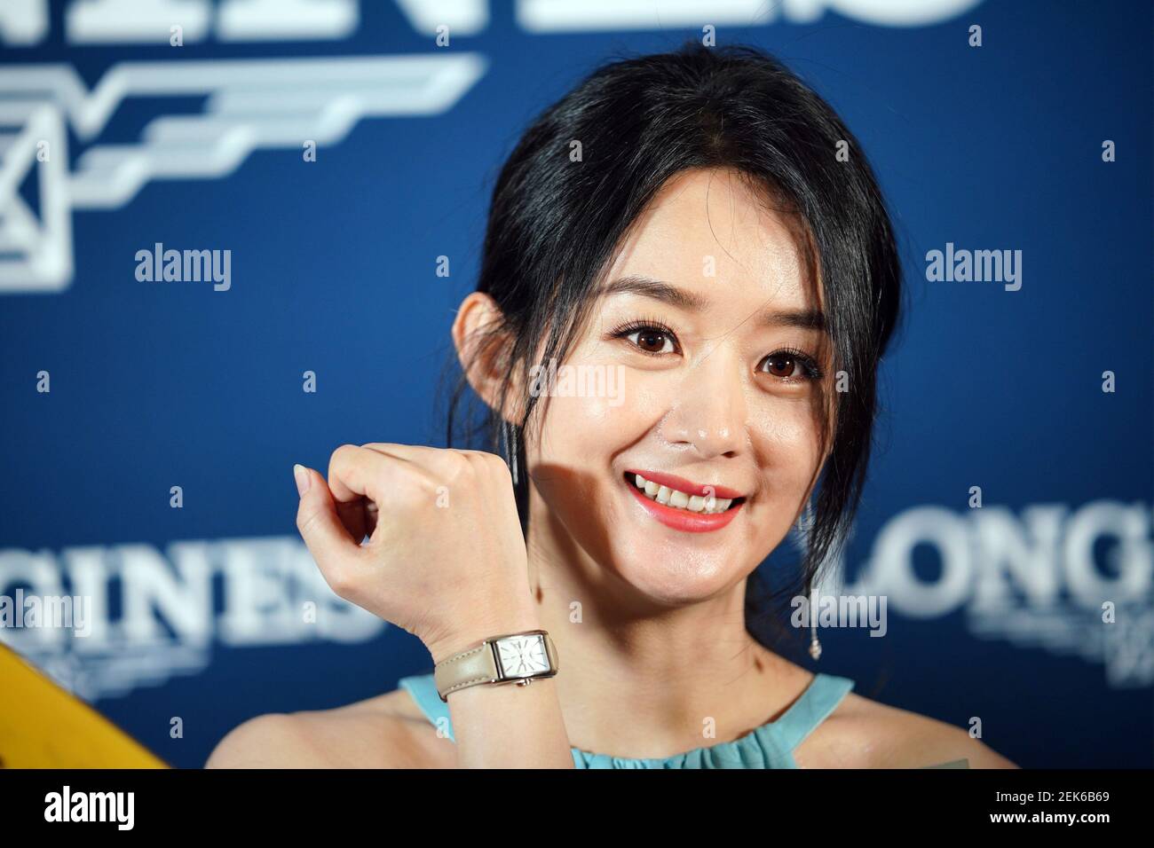 Chinese actress Zhao Liying, also known as Zanilia Zhao, attends an ...