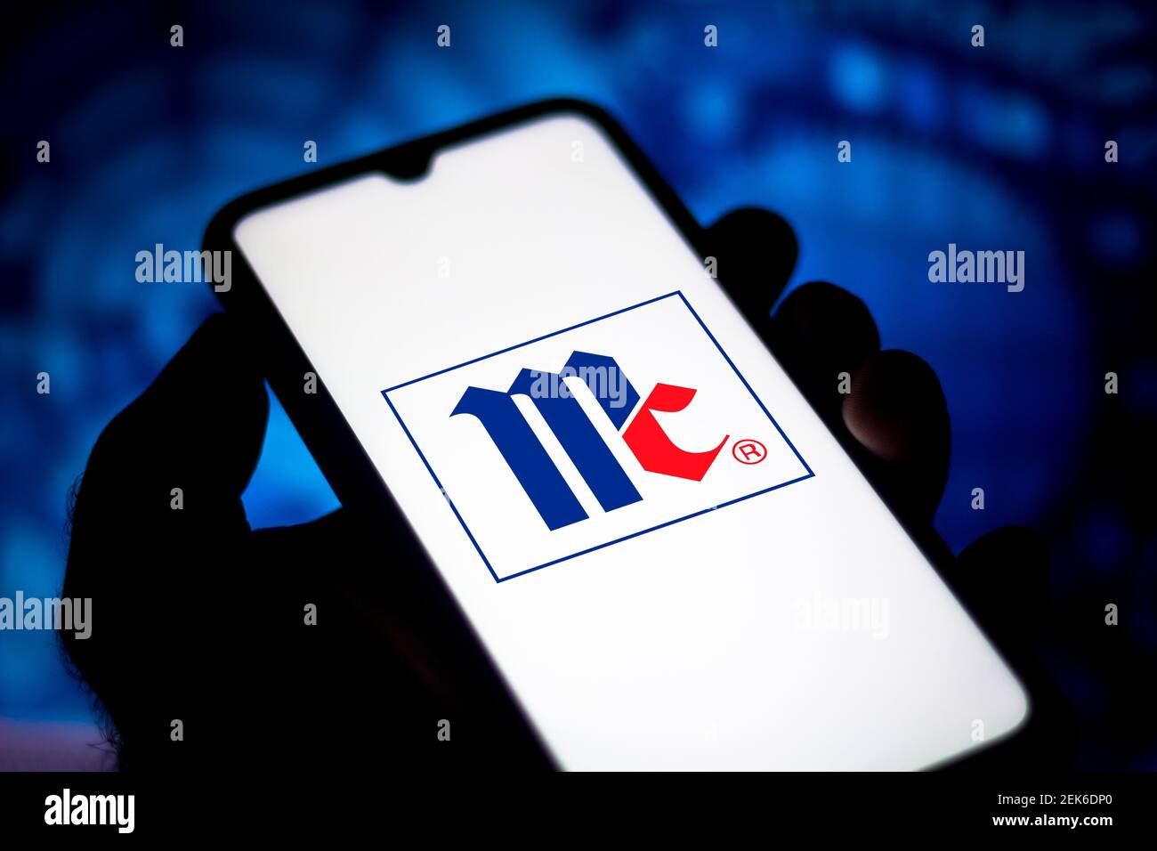 In this photo illustration the McCormick and Company logo seen ...