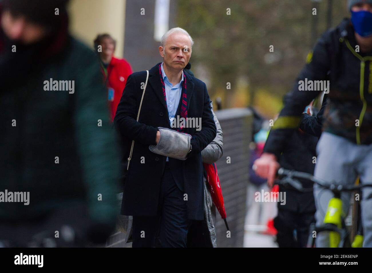 Mark Bonnar stars in BBC's drama "Guilt", which is seen filming in ...