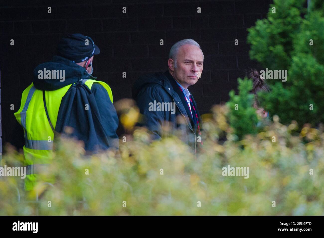 Mark Bonnar stars in BBC's drama "Guilt", which is seen filming in ...