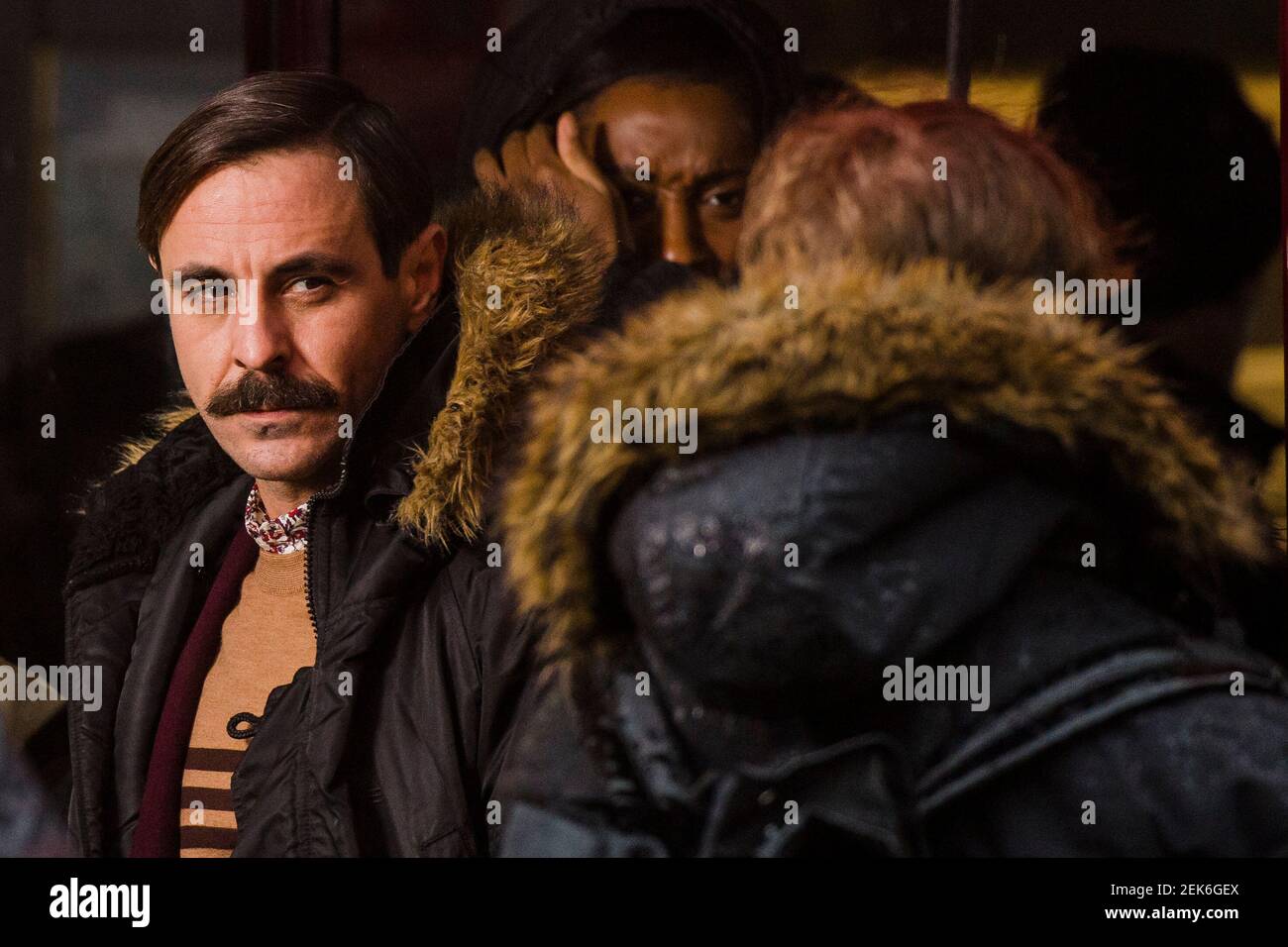 Actor Emun Elliot is spotted at The Shore in BBC's drama "Guilt", which ...