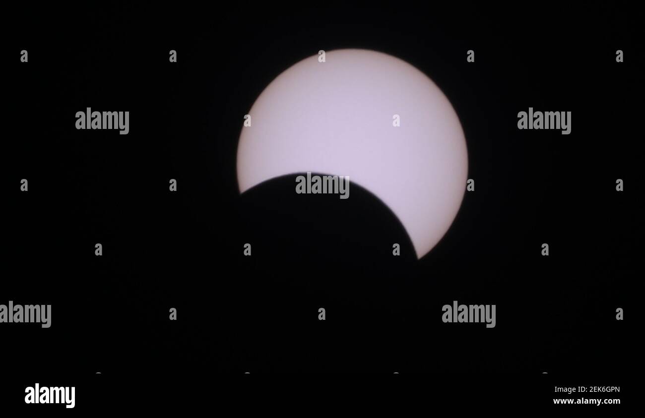 An annular solar eclipse is captured in Shenyang city, northeast China ...