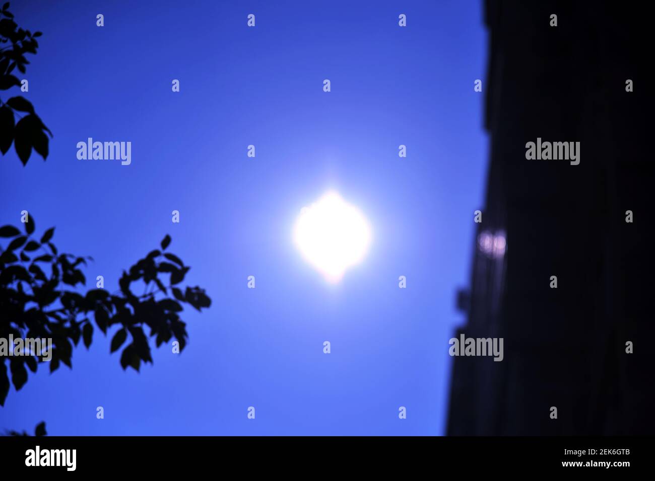 A solar eclipse is captured in Jinan city, east China's Shandong ...