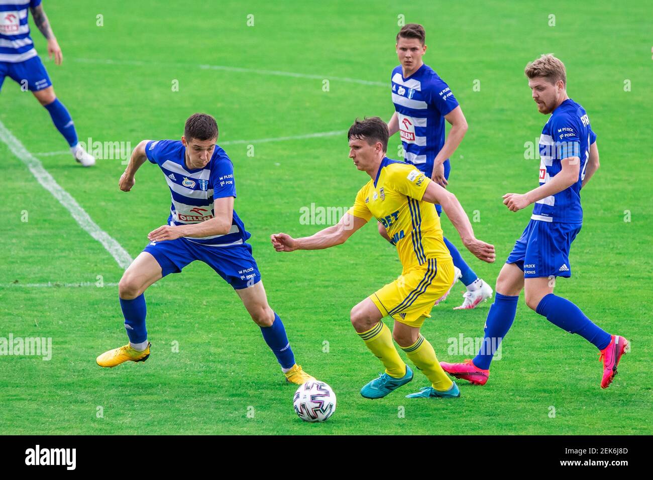 Damian Michalski (L), Maciej Jankowski (C) and Dominik Furman (R) in ...
