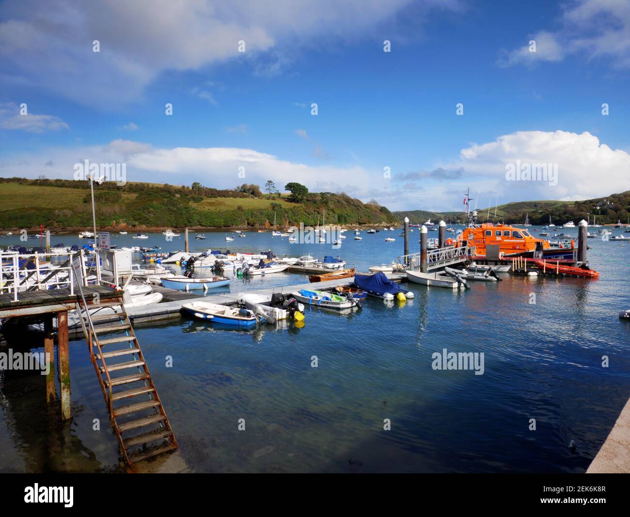 The Kingsbridge Estuary at Salcombe harbour, Devon Stock Photo - Alamy