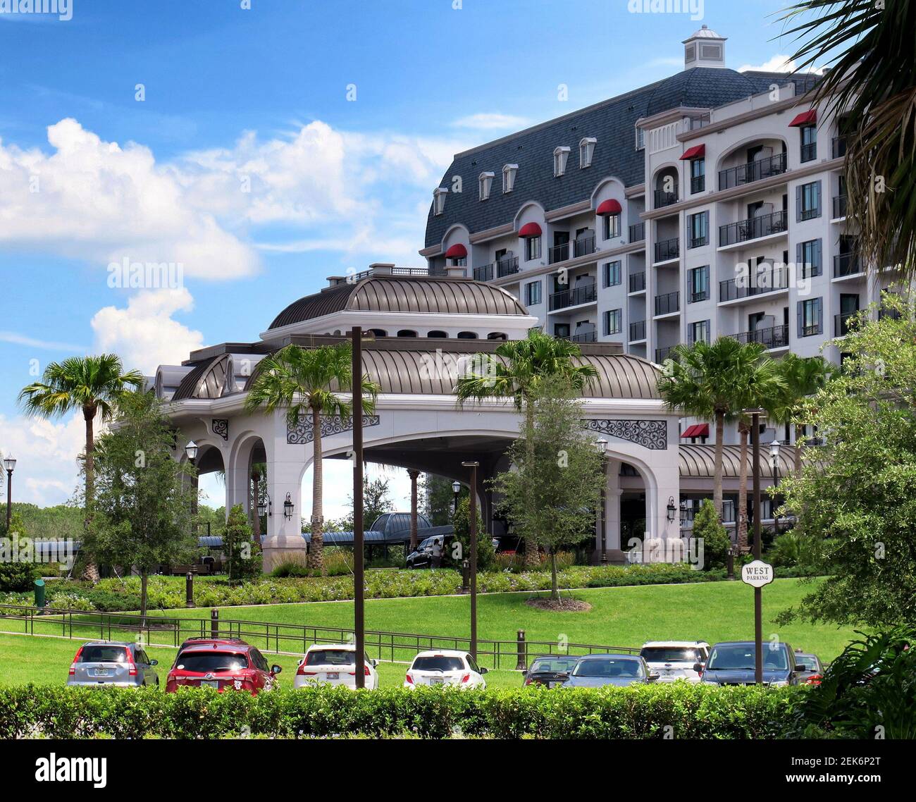 A view of Disney's Riviera Resort, at Walt Disney World in Lake Buena ...