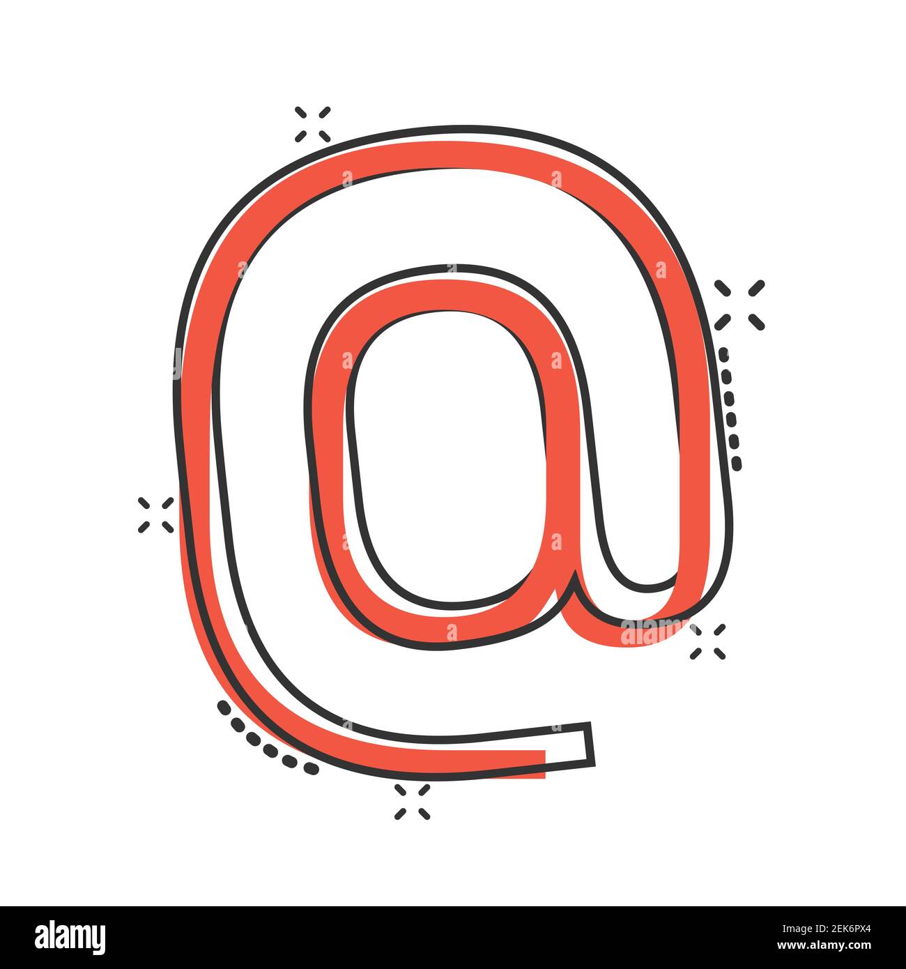 Email message icon in comic style. Mail document cartoon vector ...