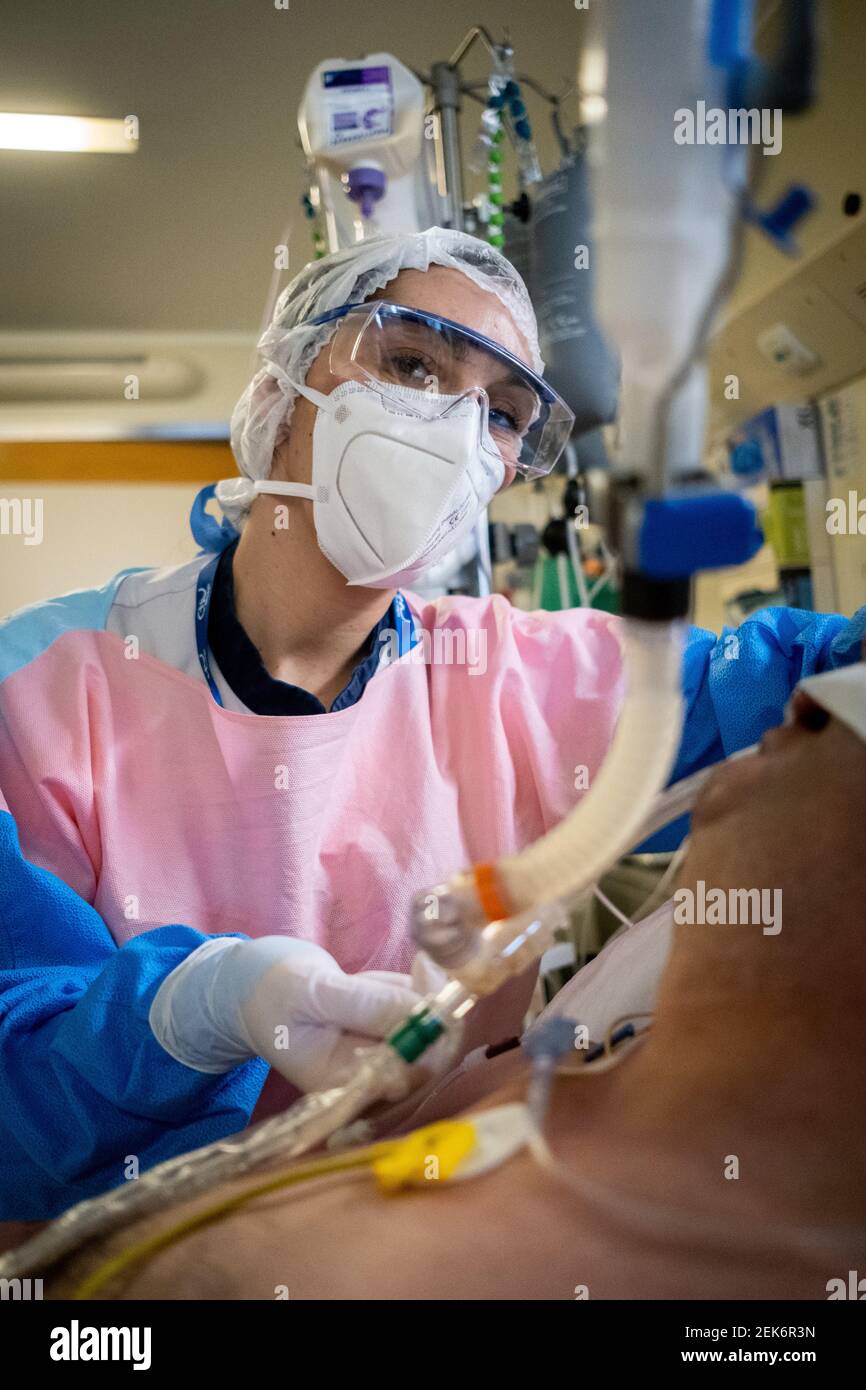 Report at the intensive care unit of the Liege hospital with patients ...