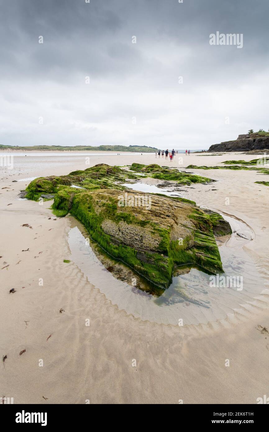 trevone beach cornwall england uk Stock Photo - Alamy