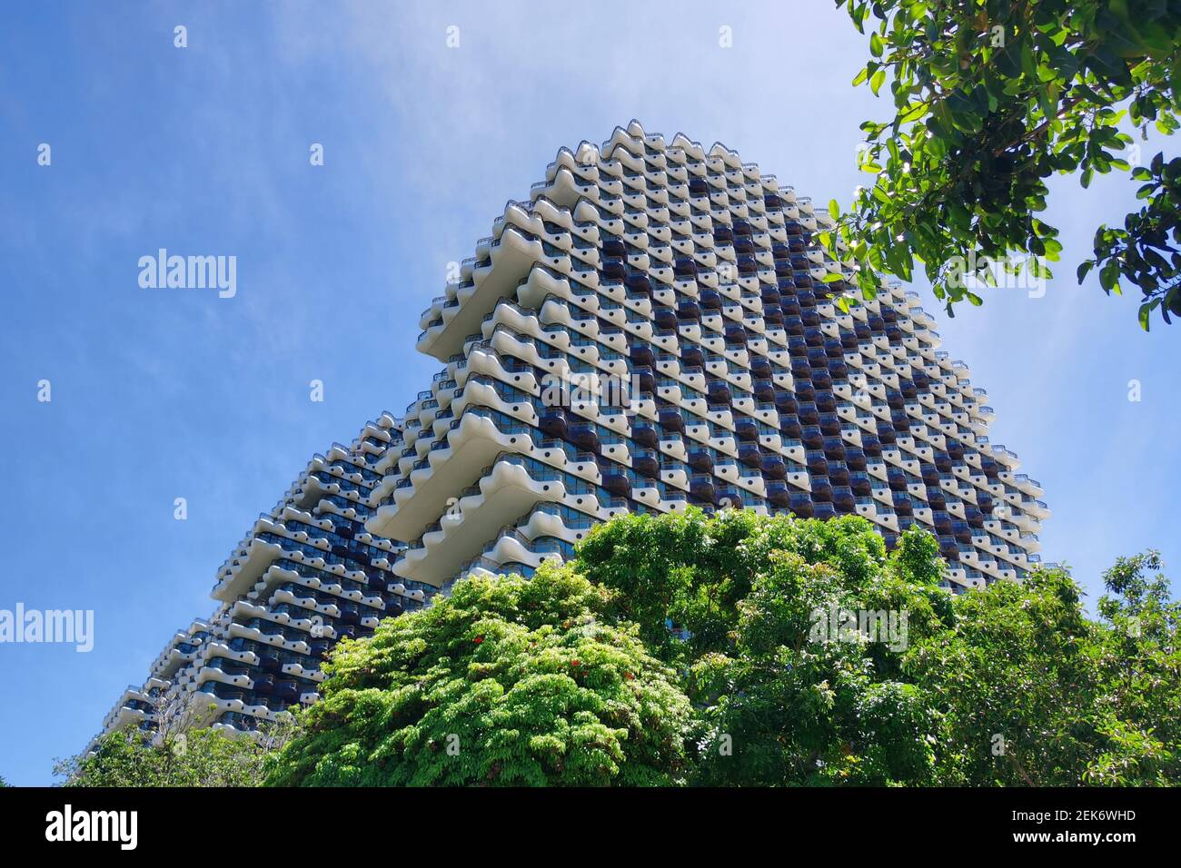 Hainanï¼ŒCHINA-Sanya, Hainan, 21 June 2020. Walking into The Beautiful ...
