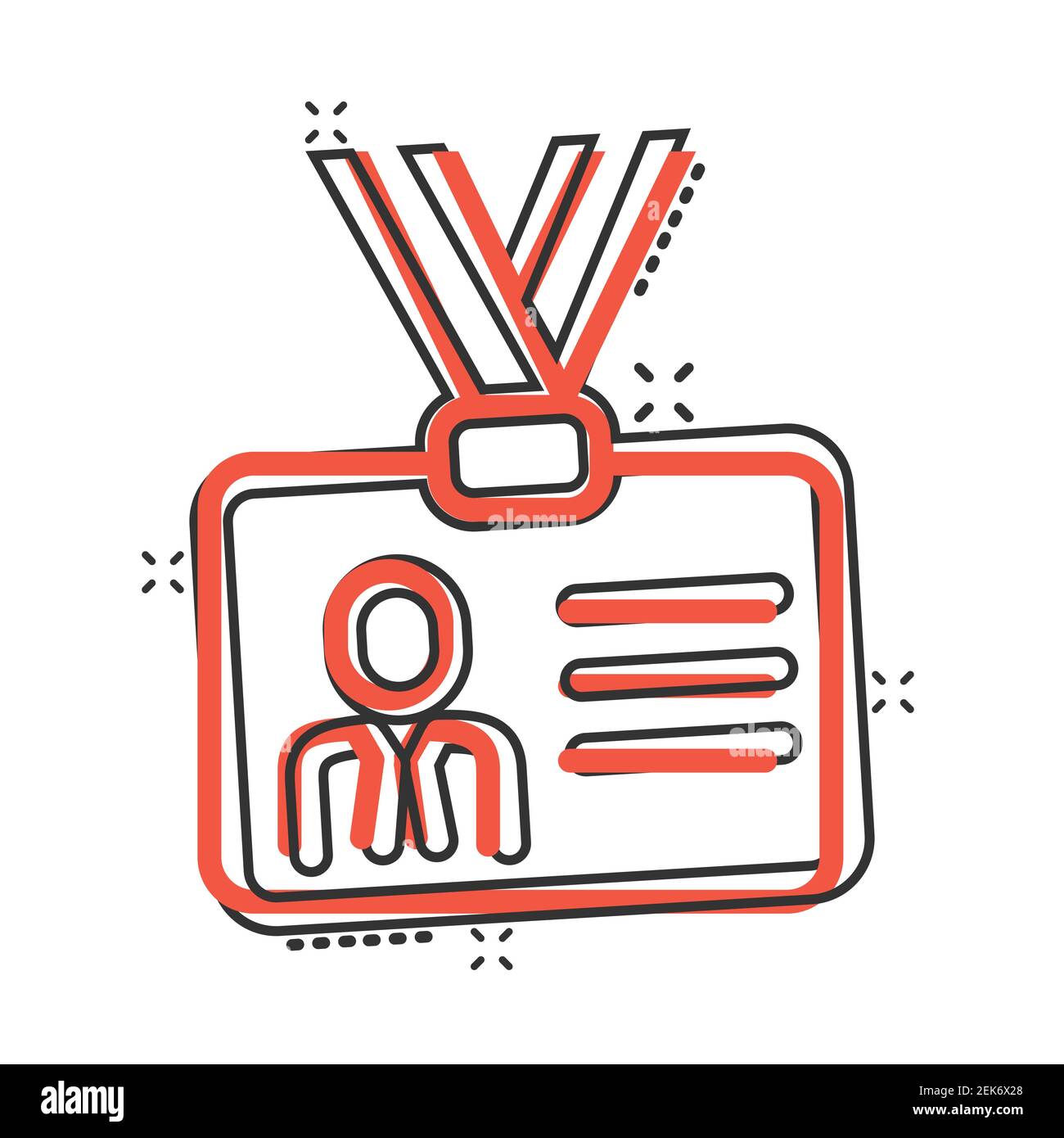 Identity card cartoon photo hi-res stock photography and images - Alamy