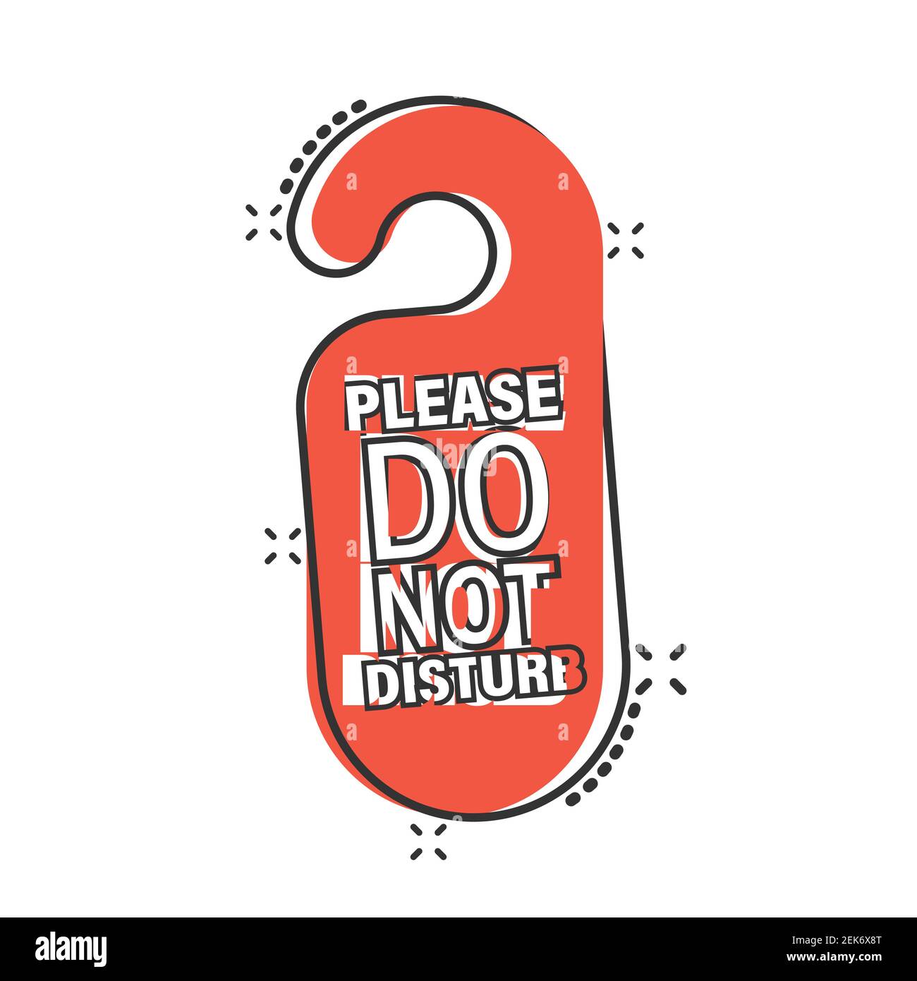 Do Not Disturb Hotel Vector