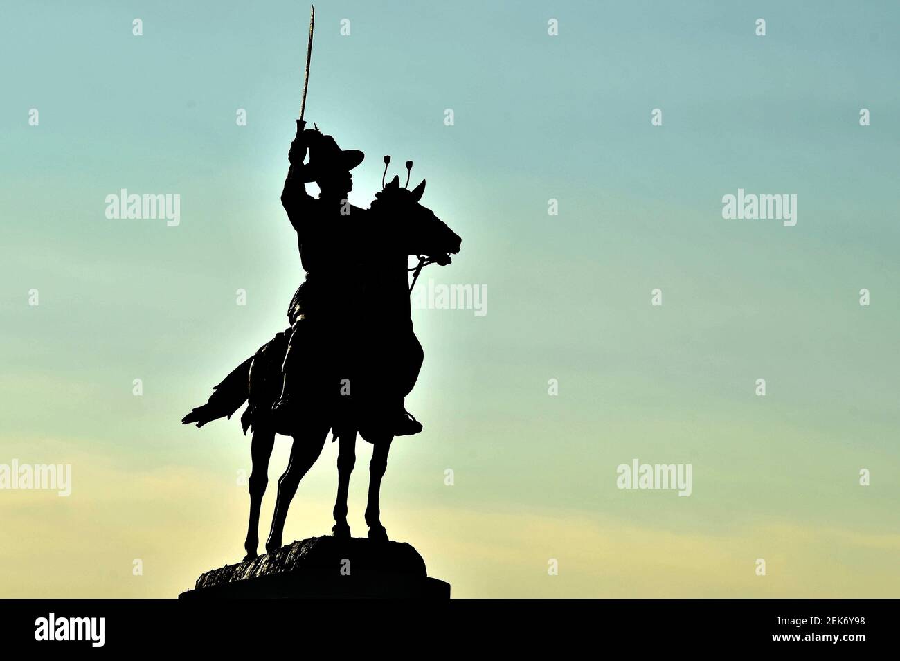 King Taksin The Great Monument in Wong Wian Yai, Bangkok. Taksin a ...