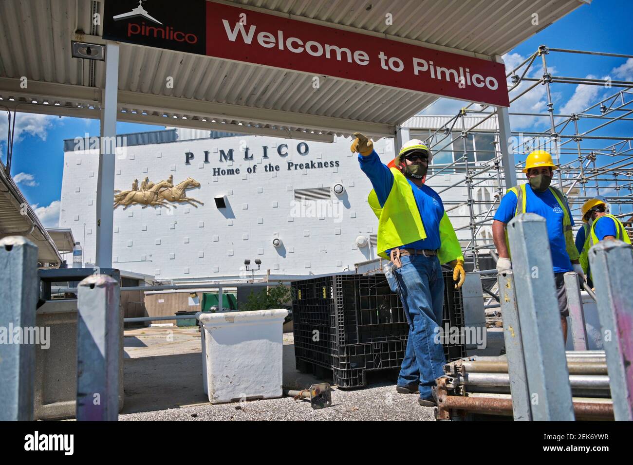 Grandstand scaffolding hi-res stock photography and images - Alamy