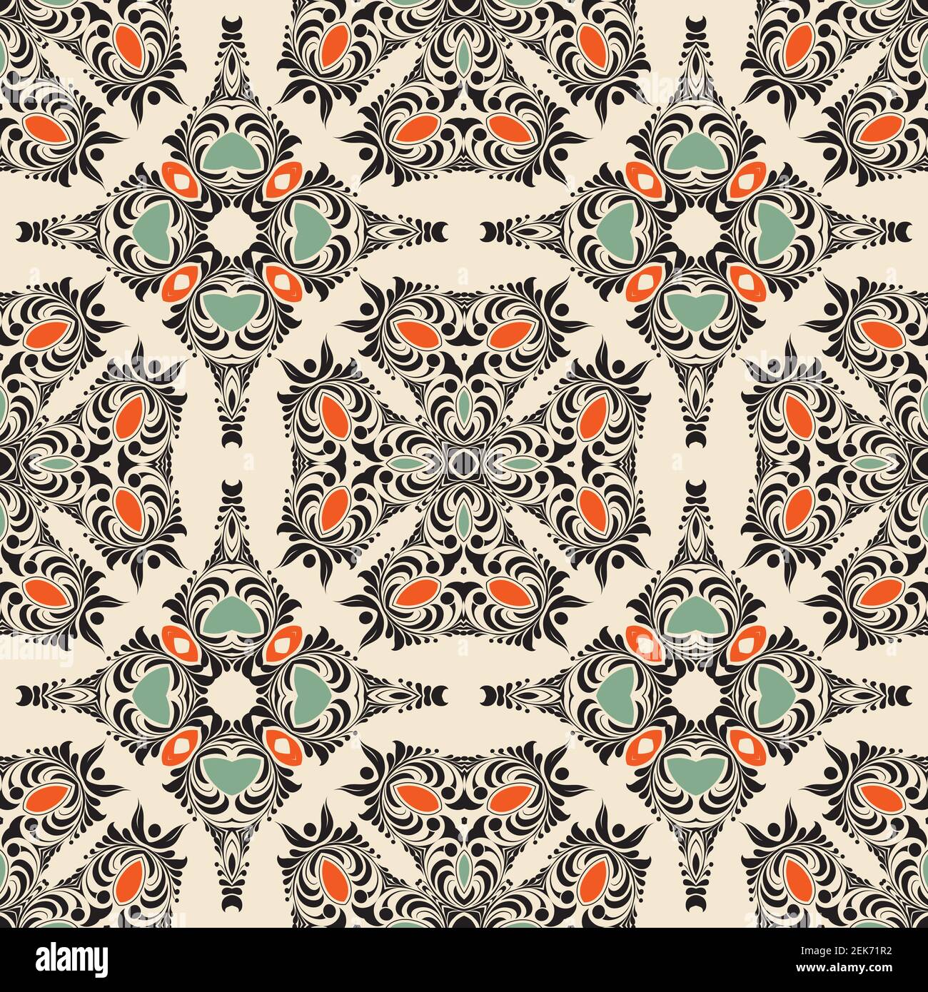 Ornament pattern vector tile for multipurpose use in design Stock ...