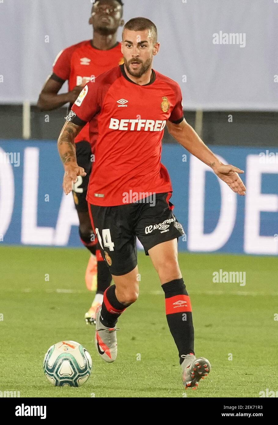 RCD Mallorca's Dani Rodriguez during La Liga match. in Madrid, Spain on ...