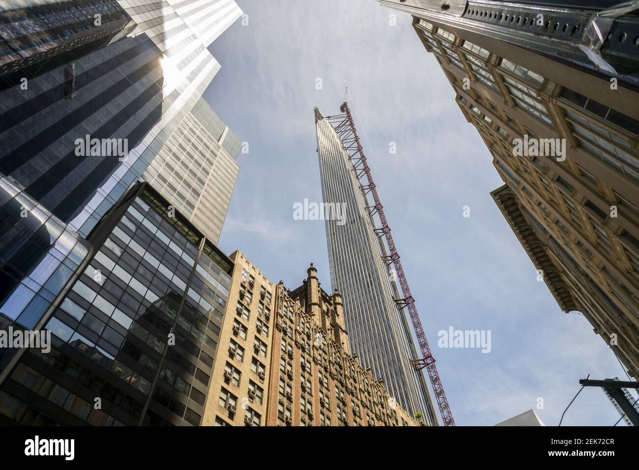 A skyscraper on Billionaireâ€™s Row, a collection of super-tall ...
