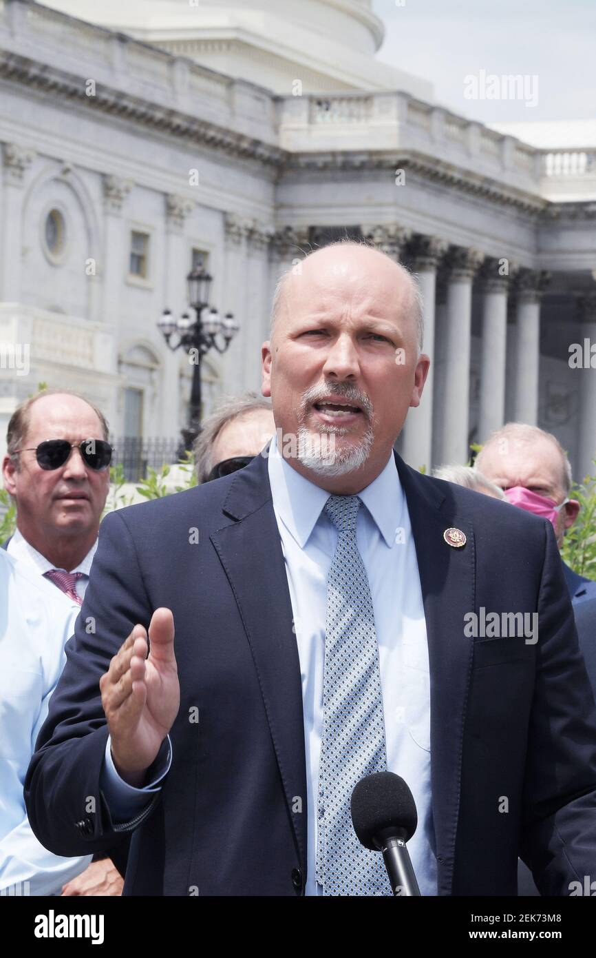 Congressman from House Freedom Caucus Chip Roy(R-TX) hold a news ...