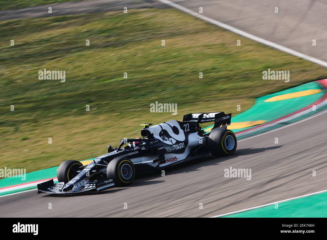 Enzo e Dino Ferrari Circuit, Imola (BO), Italy, 23 Feb 2021, #22 Yuki ...