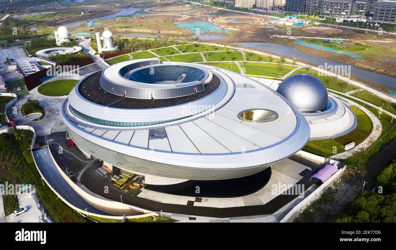SHANGHAI, CHINA - JUNE 26, 2020 - The world's largest planetarium ...