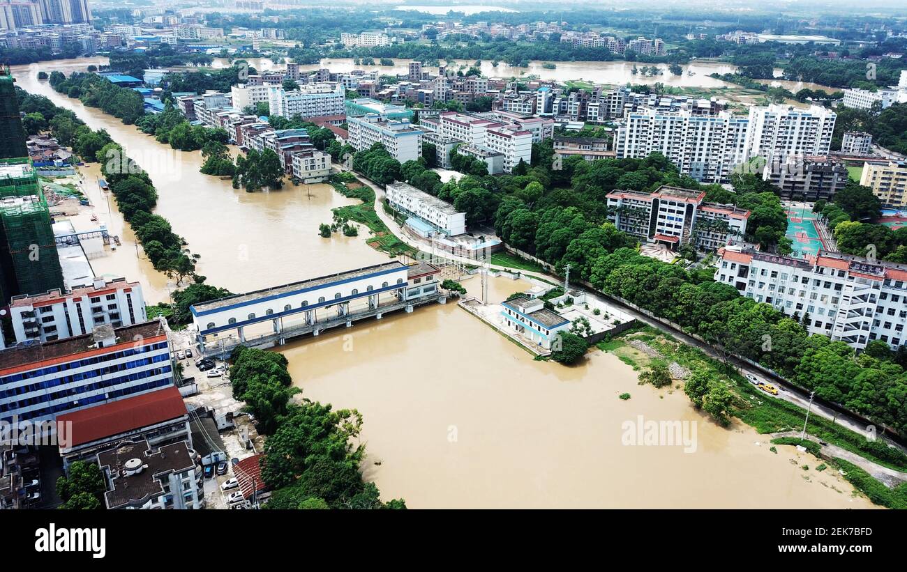 Guangxiï¼ŒCHINA-According to the flood control and drought relief ...