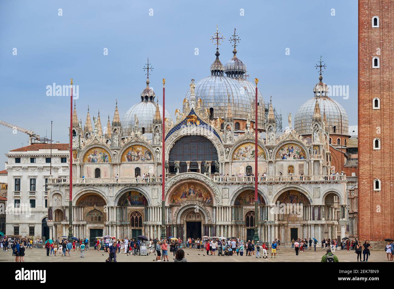 famous St Mark's Basilica or Basilica di San Marco, Venice, Veneto ...