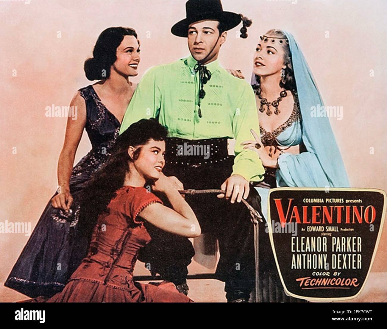 VALENTINO 1951 Columbia Pictures film with Anthony Dexter and Eleanor ...