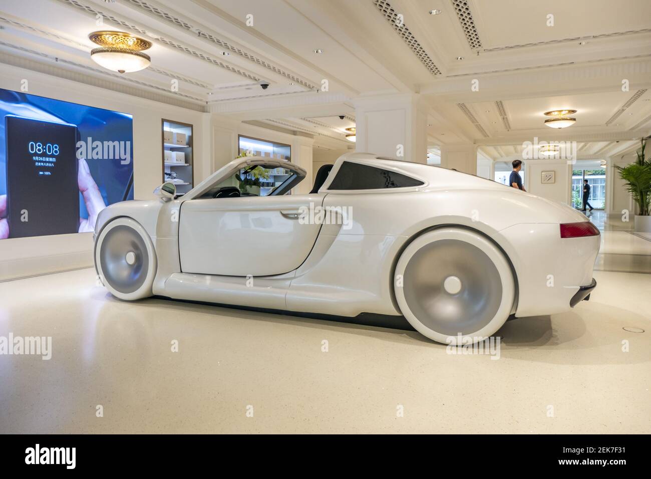 SHANGHAI, CHINA - JUNE 29, 2020 - HiCar Smart on-board solution model ...