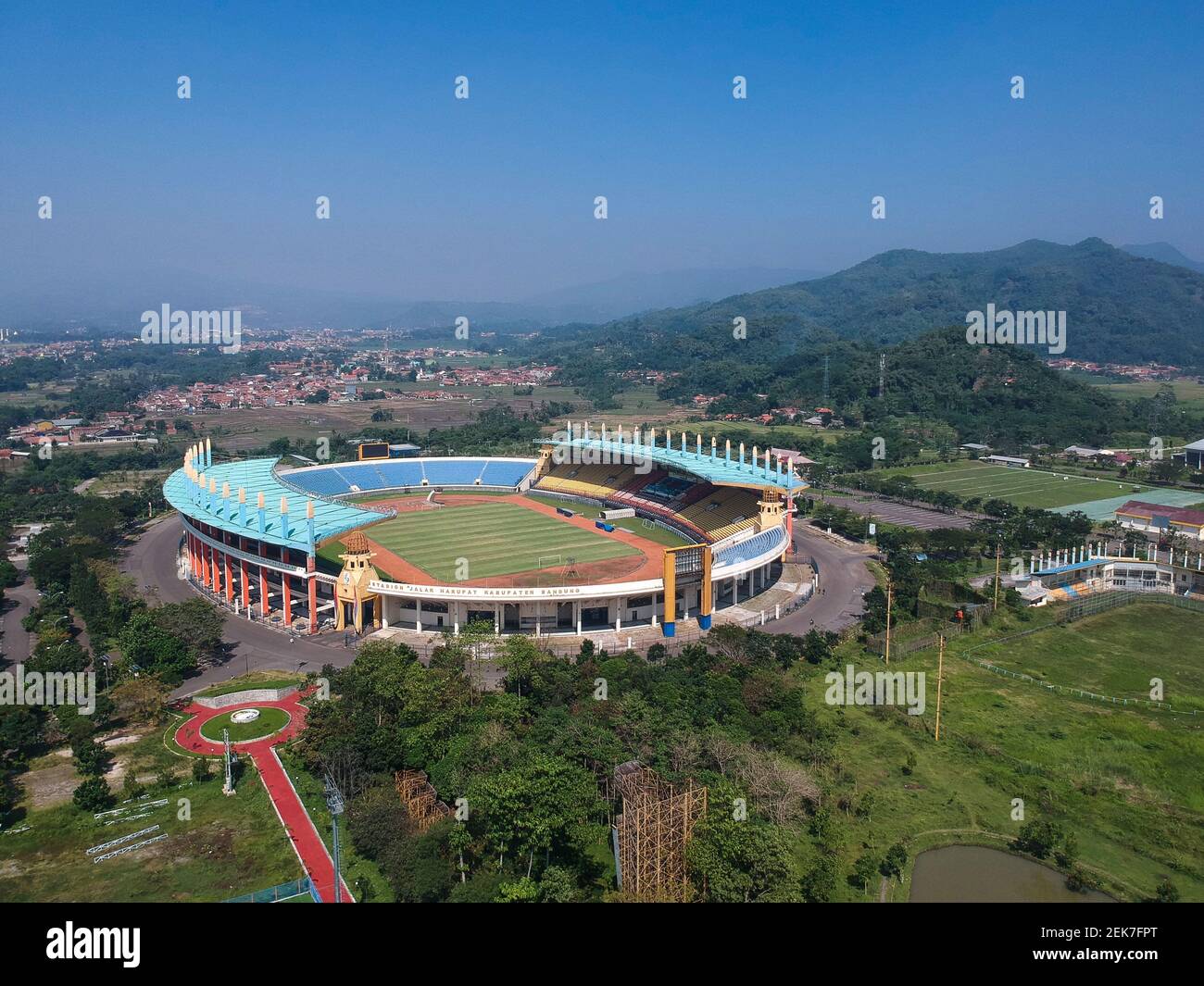 A general view of the stadium Si Jalak Harupat in Bandung Regency, West ...