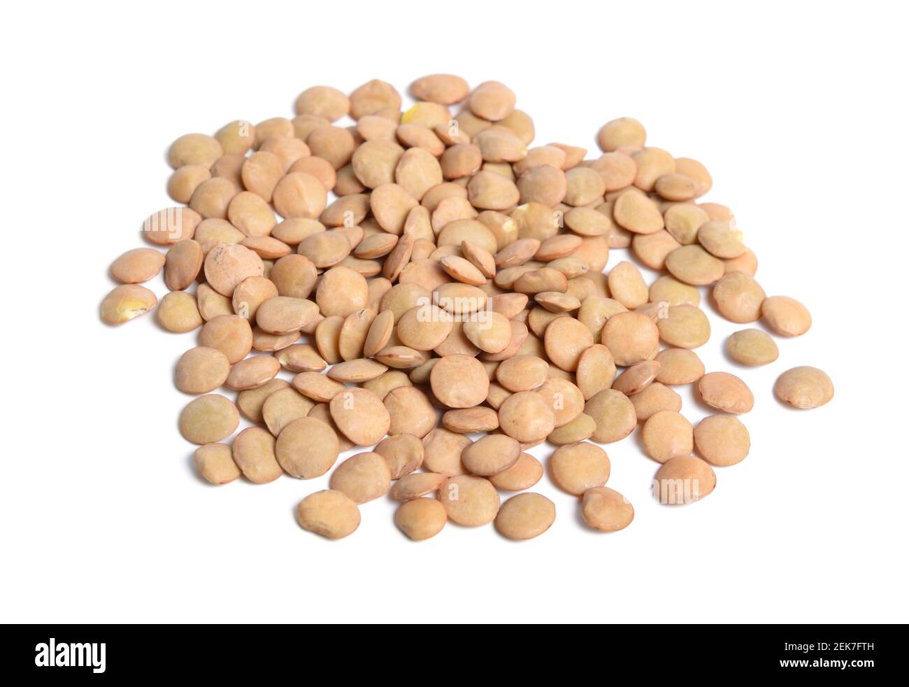 Green lentils seed or Lens culinaris or Lens esculenta. Isolated on ...