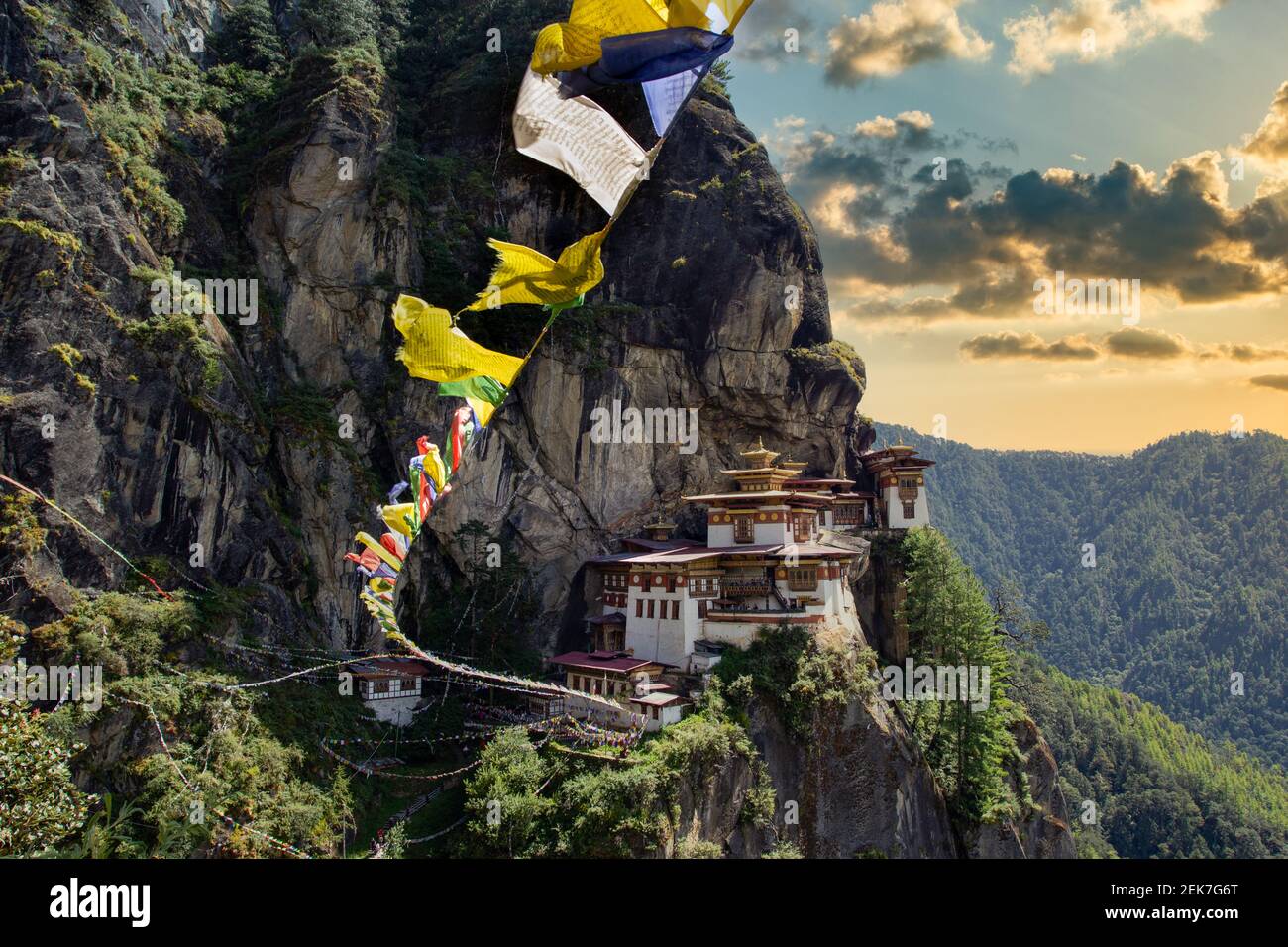 --File--In this undated photo, Paro Taktsang, a prominent Himalayan ...