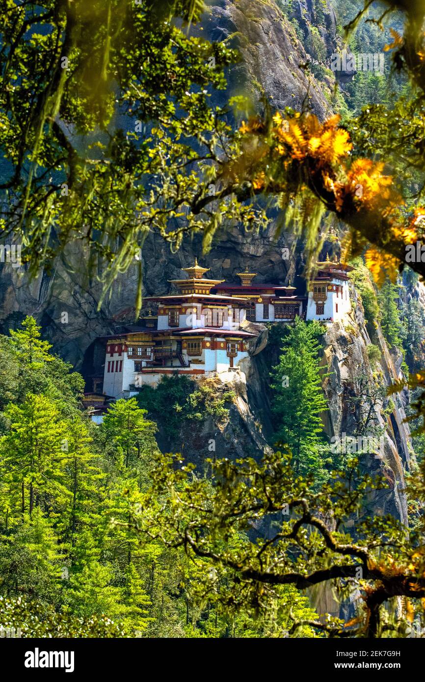 --File--In this undated photo, Paro Taktsang, a prominent Himalayan ...
