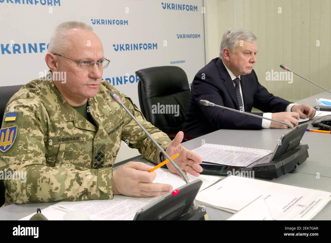 Non Exclusive: KYIV, UKRAINE - FEBRUARY 22, 2021 - Ñommander-in-Chief ...