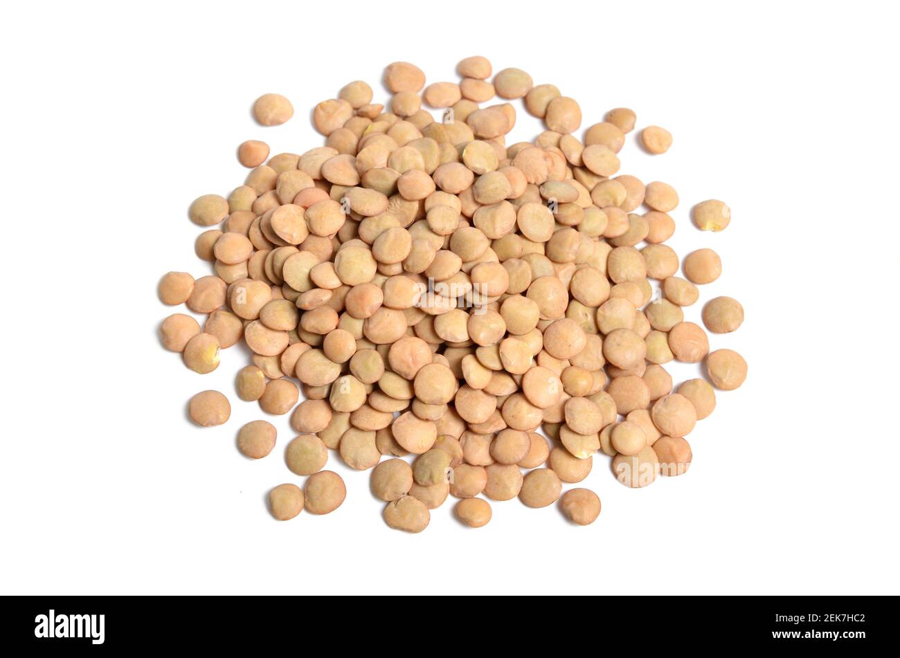 Green lentils seed or Lens culinaris or Lens esculenta. Isolated on ...