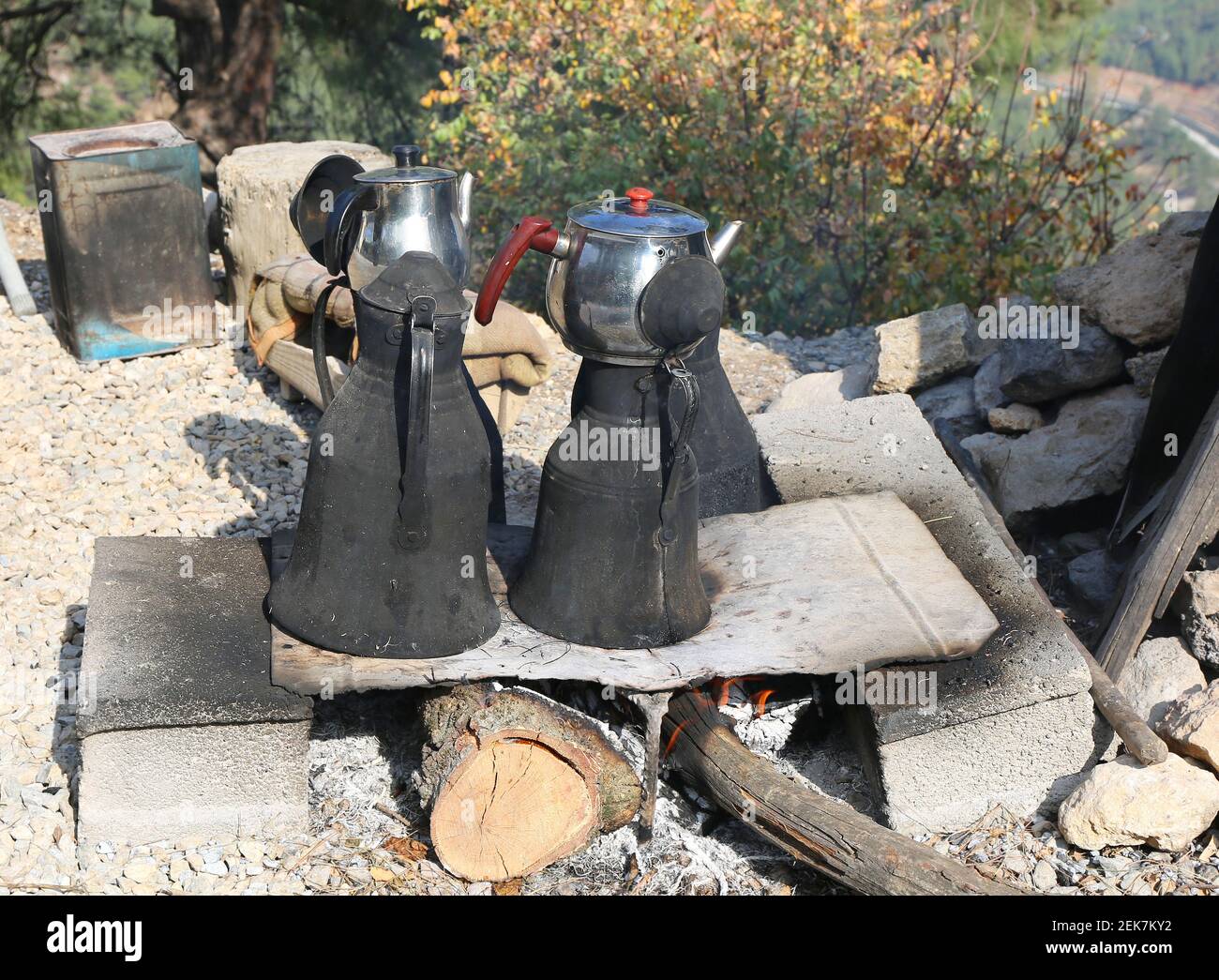 Fire cooking turkey hi-res stock photography and images - Alamy