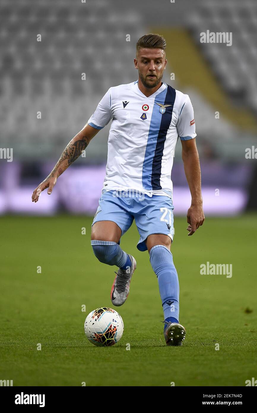 TURIN, ITALY - June 30, 2020: Sergej Milinkovic-Savic of SS Lazio in ...