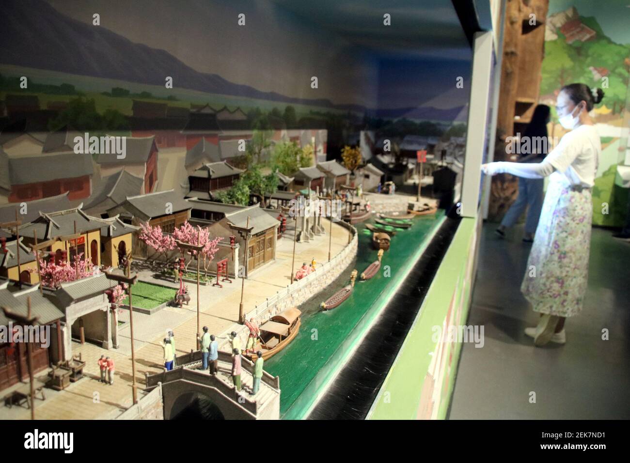 SUZHOU, CHINA - JULY 1, 2020 - The audience visited the Wu Culture ...