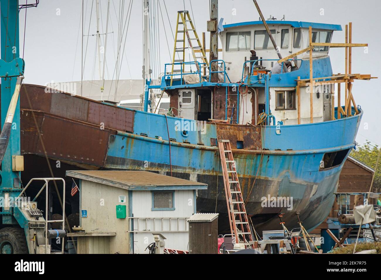 Old trawler hi-res stock photography and images - Alamy